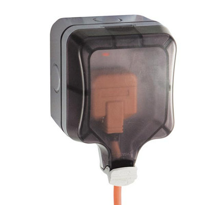 WP21 IP66 WEATHERPROOF 1G DP SWITCHED SOCKET