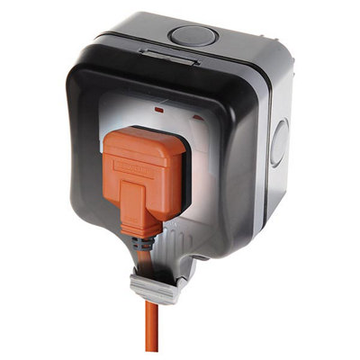 WP21 IP66 WEATHERPROOF 1G DP SWITCHED SOCKET