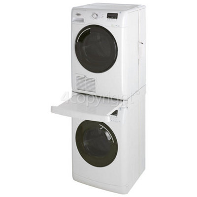 Wpro Genuine Washing Machine & Tumble Dryer Stacking Kit With Shelf ...