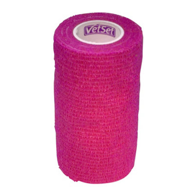 WrapTec Cohesive Bandage Pink (100mm)