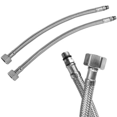 WRAS Approved Basin Mono Mixer & Kitchen Flexi Tap Connector Tail Hose ...