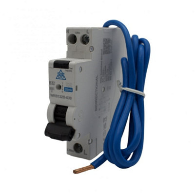 WRB132B-030 32A A-Type Mini Bi-Directional Residual Current Circuit ...