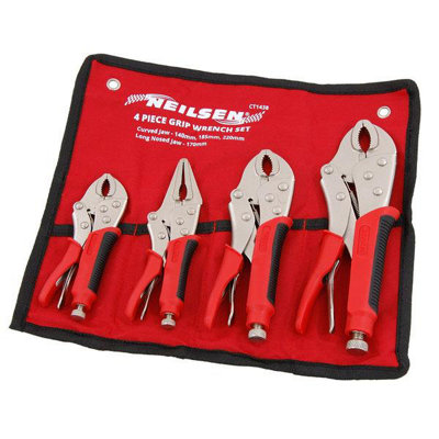 Wrench Set 4pc Rubber Grip Heavy Duty (Neilsen CT1438)