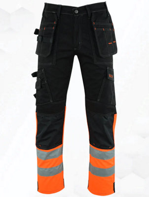 WrightFits Flash Pro Hi-Vis Work Trousers - FP