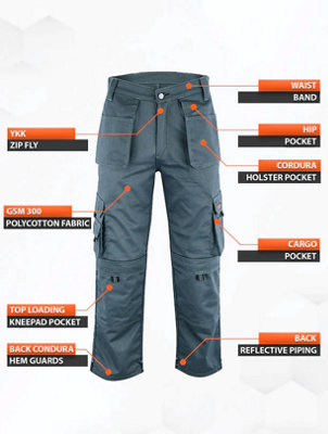 WRIGHTFITS PRO-11 MENS WORK TROUSERS - PR