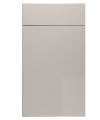 WTC Cashmere Gloss Vogue Lacquered Finish 300mm Drawer Line Door and ...