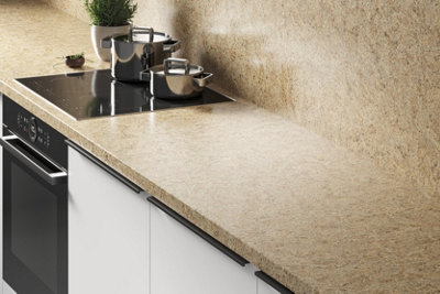 WTC Formica Prima FP6227 Amber Kashmire- 4.1mtr x 900mm x 38mm Kitchen ...