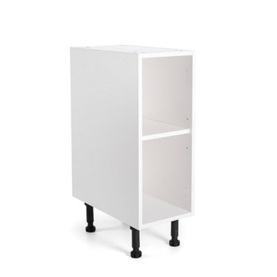 WTC Premier Cab 400mm Kitchen Base Unit Cabinet White 18mm MFC (Carcass ...