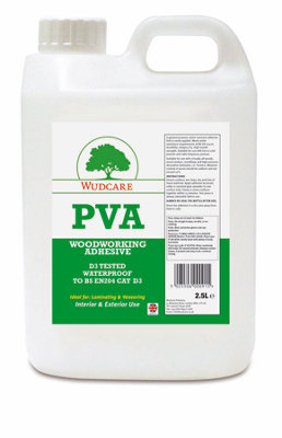 Wudcare PVA Wood Adhesive - 2500ml | DIY at B&Q