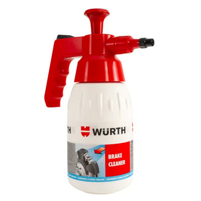 Wurth - Brake Cleaner Spray Pump - 1L + 5L Brake Cleaner - Polygard