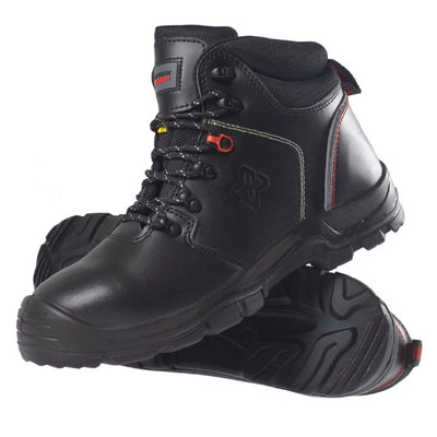 Wurth Modyf Black Safety Boots With ESD Lining, Steel Toecap & Midsole.