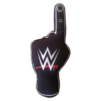 WWE Hand Filled Cushion Black (One Size) | DIY at B&Q