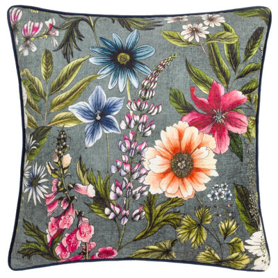 Wylder Hidcote Manor Alma Floral Polyester Filled Cushion