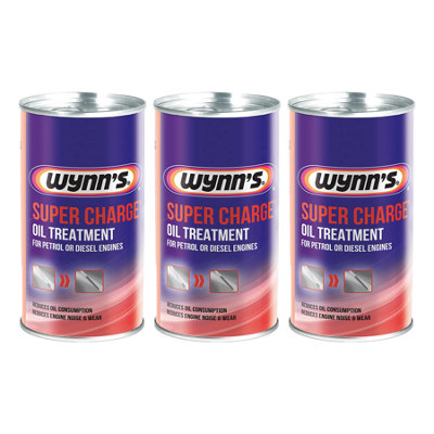 Wynn's Super Charge Oil Treatment Petrol & Diesel Engine Additive 3x300ml