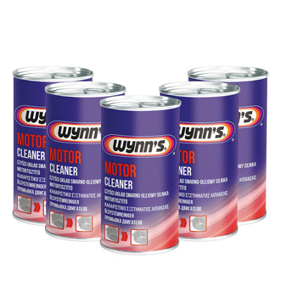 WYNNS Engine Flush For Petrol and Diesel Cleans Engines Internally 5x425ml