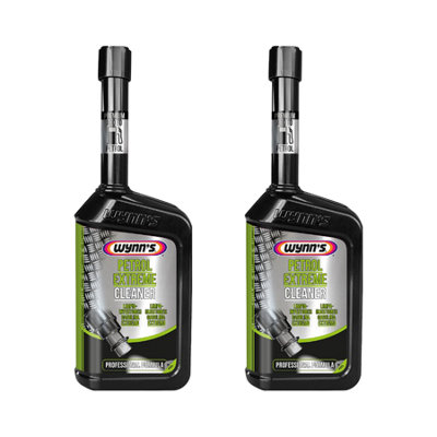 WYNNS Petrol Extreme Injector Cleaner Fuel System Cleaner Additive 2x500ml