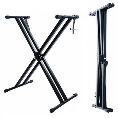 X Frame Keyboard Stands Double Beam Music Electronic Keyboard Stand