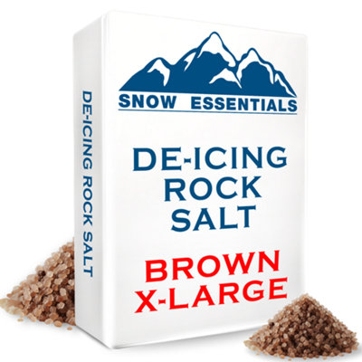 X-LARGE BROWN DEICING ROCK SALT GRIT FOR SNOW & ICE REMOVAL BY LAETO ...