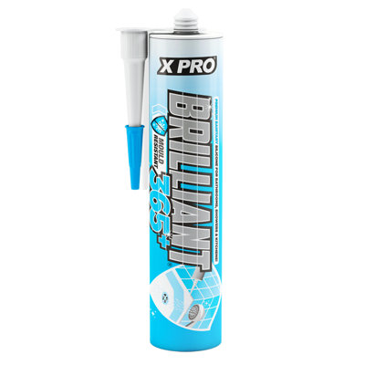 X PRO BRILLIANT 365+ X99922 CRYSTAL CLEAR ANTI- MOULD SILICONE SEALANT