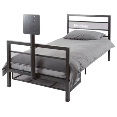 X-Rocker Basecamp TV Gaming Bed with Rotating TV Mount and Storage ...