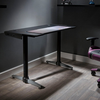 X Rocker Gaming Desk Table Home Office Computer FREE MOUSEMAT INCLUDED ...