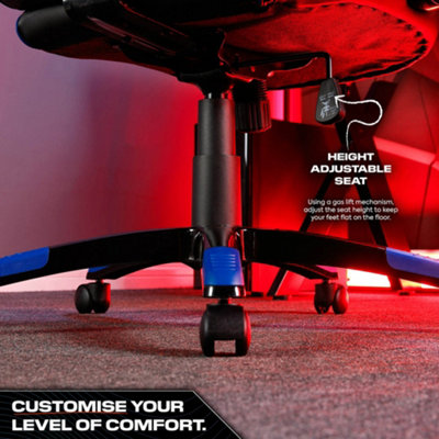 X-Rocker Maverick PC Office Gaming Chair, Mid-Back Support Ergonomic ...