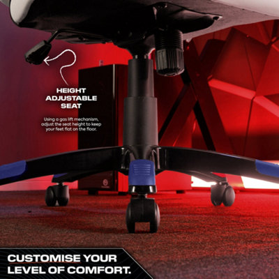 X Rocker Maverick PC Office Gaming Chair, Mid-Back Support Ergonomic ...