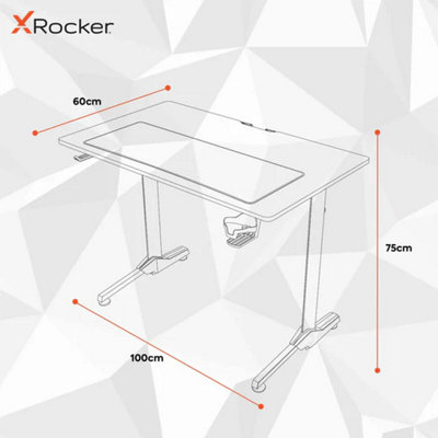 X Rocker Milano Reclining Rocking Chair Console Gaming Chair with Footstool Included Comfortable Multi Media Gaming