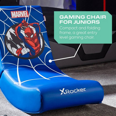 X-Rocker Official Marvel Spider-Man Video Rocker Gaming Chair for ...