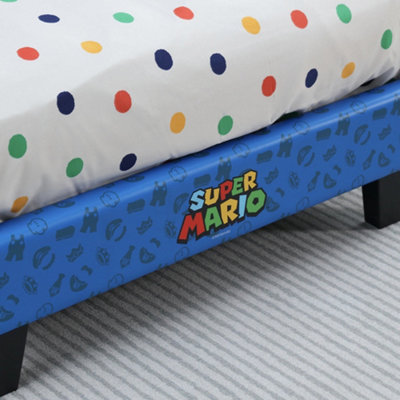 X-Rocker Official Super Mario Gaming Bed, Faux Leather Upholstered ...