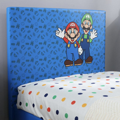 X-Rocker Official Super Mario Gaming Bed, Faux Leather Upholstered ...