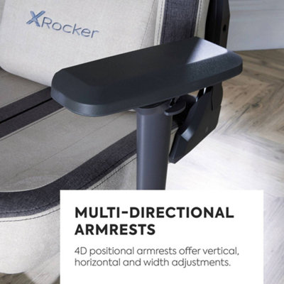 X-Rocker Onyx PC Office Gaming Chair, Ergonomic Computer Desk Chair ...