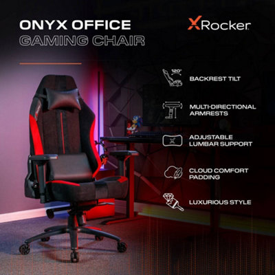 X-Rocker Onyx PC Office Gaming Chair, Ergonomic Computer Desk Chair ...