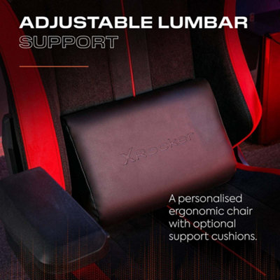 X-Rocker Onyx PC Office Gaming Chair, Ergonomic Computer Desk Chair ...