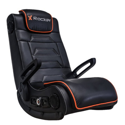 Buy X-Rocker Sentinel Gaming Chair Audio Floor Rocking Console Seat ...