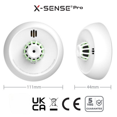 X-Sense Smoke Detectors and Heat Alarm Set - Battery Powered ...