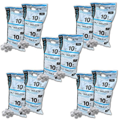 X10 Monarch Ultimate Water Softener Salt Pillow Tablets 10kg Bag Food ...