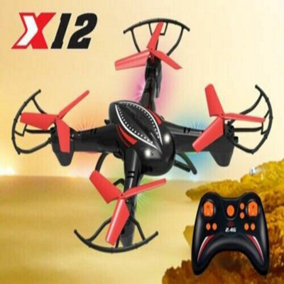 X12 RC Drone Quadcopter 4 Channel Stunt 2.4Ghz Spy 6 Axis UFO Aircraft ...