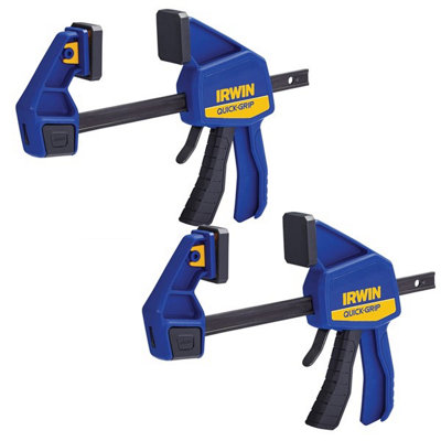 x2 Irwin Quick Grip Quick Change Medium Duty 900mm 36 Inch Bar Clamp Q ...