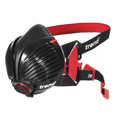 x2 Trend STEALTH/ML AIR STEALTH Half Face Dust Mask Medium Large with ...