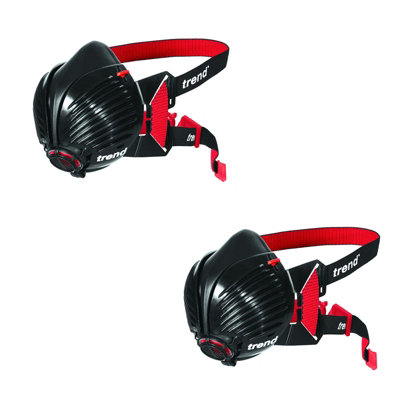 x2 Trend STEALTH/SM AIR STEALTH Half Face Dust Mask Small Medium with ...