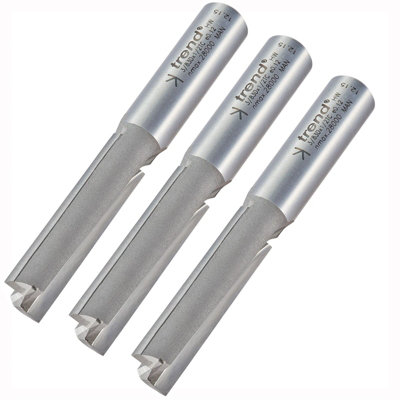 x3 Trend 3/83DX1/2TC 3/83D 1/2 TCT Two Flute Kitchen Worktop Cutter 12. ...