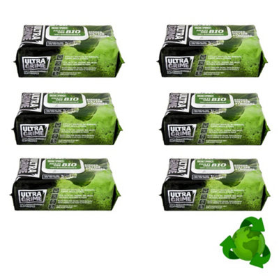x6 Uniwipe Ultragrime 100% Biodegradable Cleaning Wipes Aloe Hand Wipe ...
