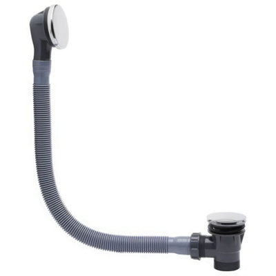 Xaviga Chrome Bath Round Pop Up Waste & Overflow wbath5