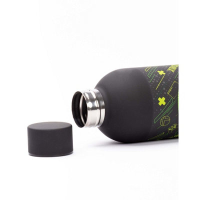 Xbox Stainless Steel Water Bottle Black/Green (One Size)