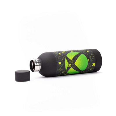Xbox Stainless Steel Water Bottle Black/Green (One Size)