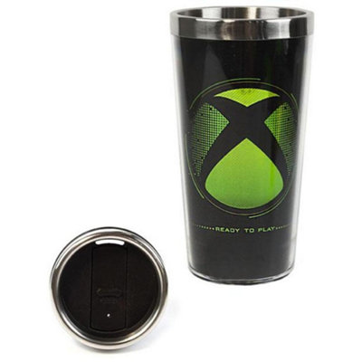 Xbox Travel Mug Set (Pack of 2) Green/Black (One Size)