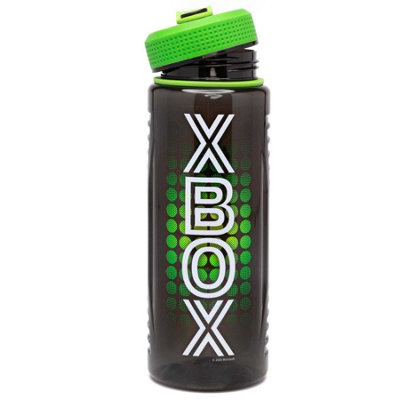 Xbox Victory Logo Water Bottle Black/Green (One Size)