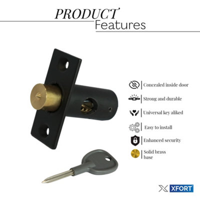 XFORT 2 Pack 35mm, Mortice Window Rack Bolts With 2 Star Keys, Rack ...