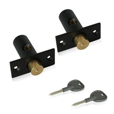 XFORT 2 Pack 35mm, Mortice Window Rack Bolts With 2 Star Keys, Rack ...
